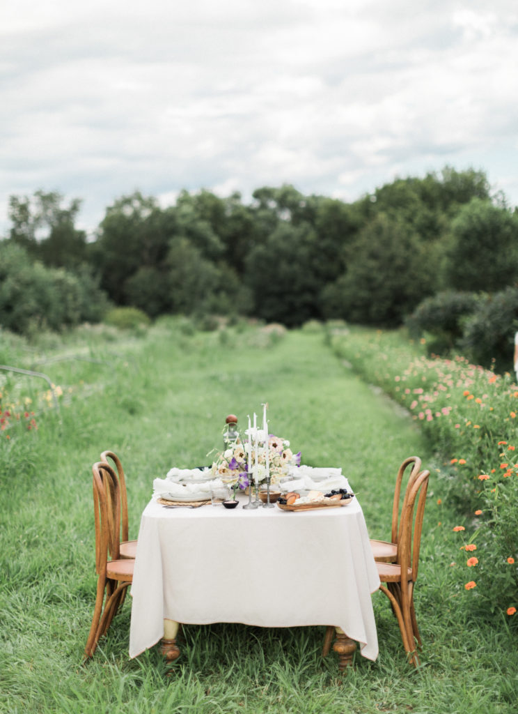 Upscale Flower Farm Picnic Inspiration